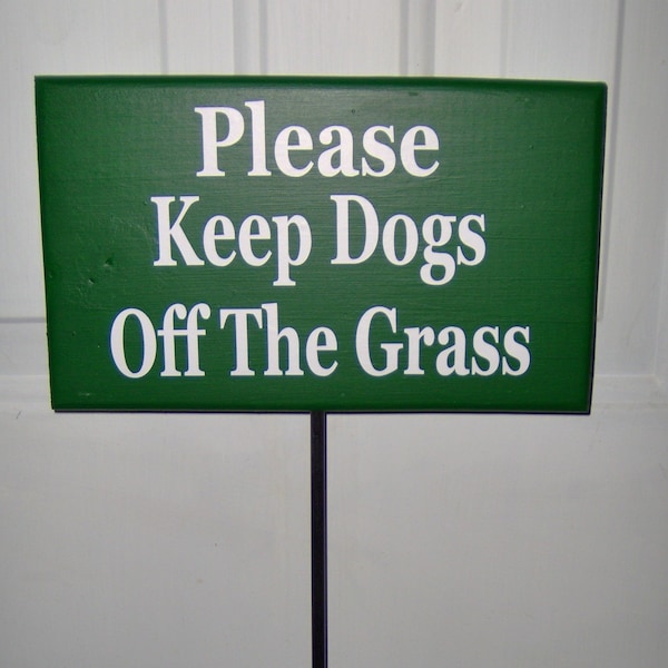 Keep Dogs off Landscape Signs - Etsy