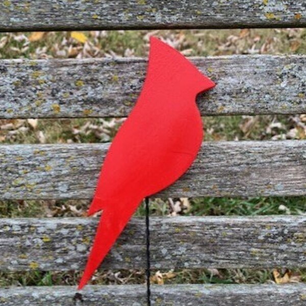Cardinal Floral Pick - Etsy
