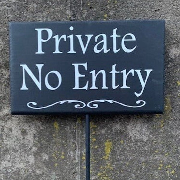 Private Do Not Enter Signs - Etsy