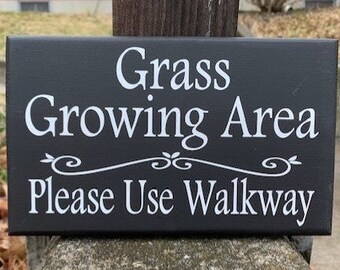 Please Keep off Landscape - Etsy