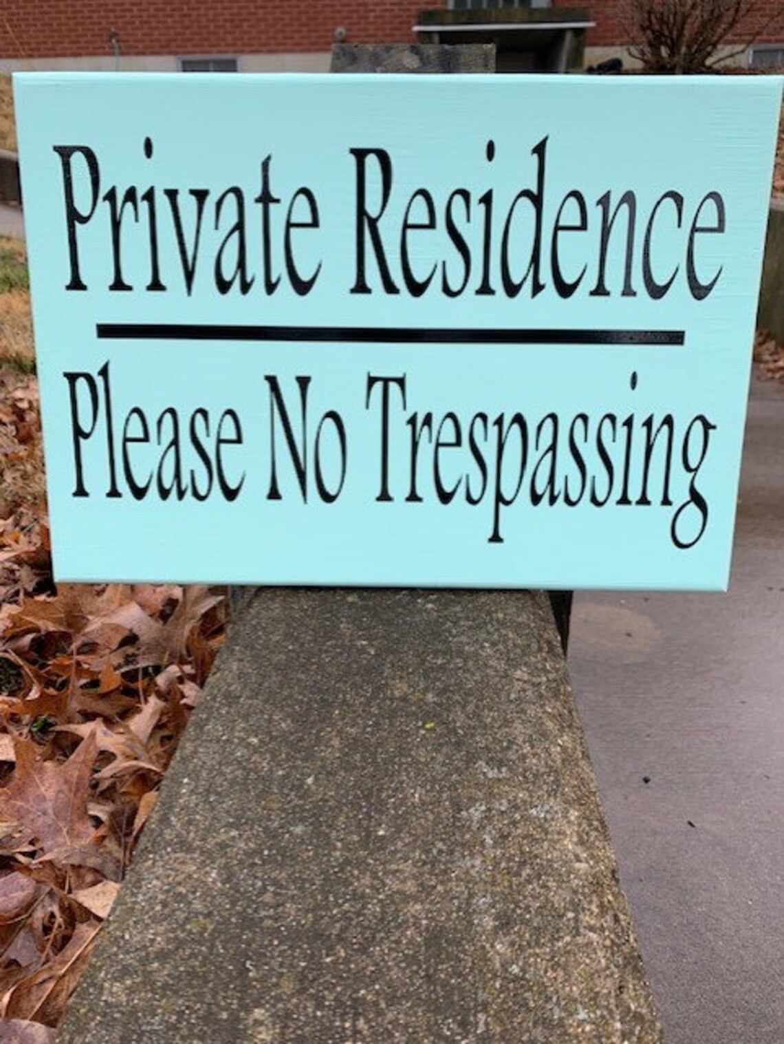 Private Property Wood Vinyl Signs for Home Decor and Business - Etsy