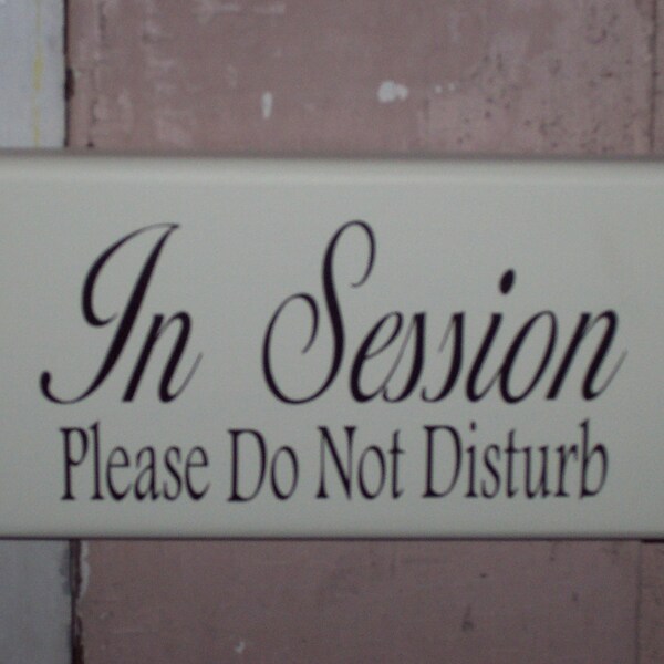 In Session Sign - Etsy