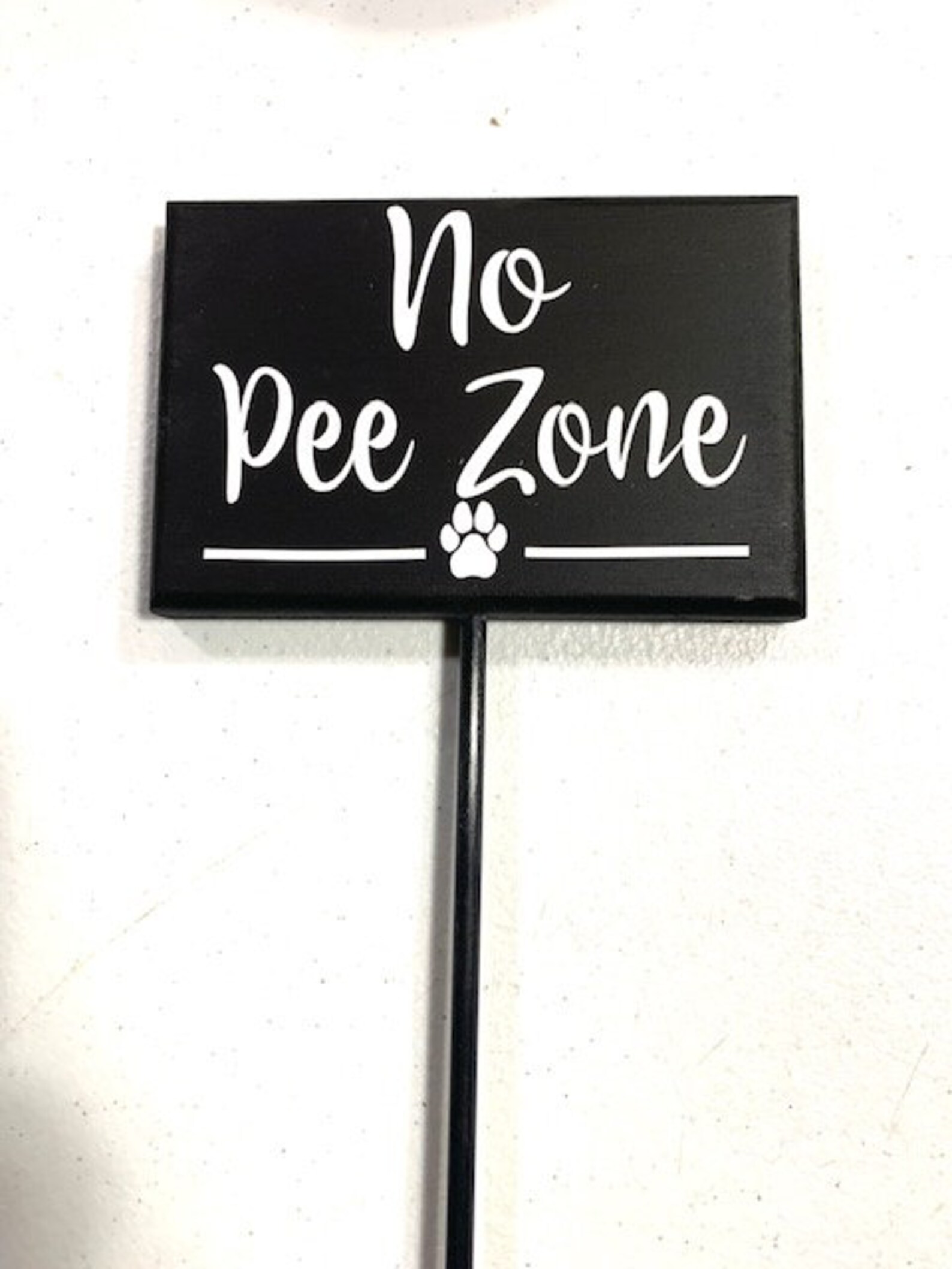 No Pee Dog Sign for Front Yard Landscape Wood Vinyl Signage - Etsy
