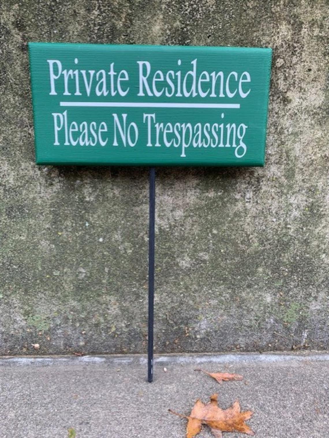 Property Signage for Homes Private Residence Please No | Etsy