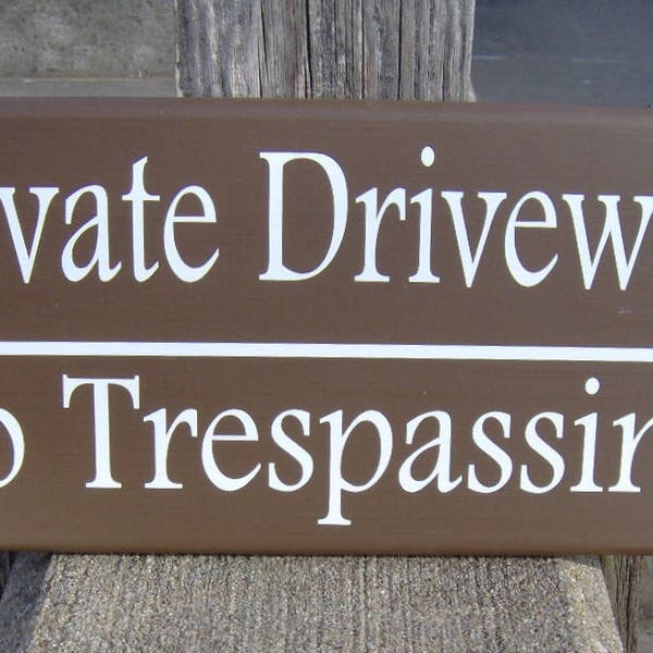 Large Driveway Signs - Etsy