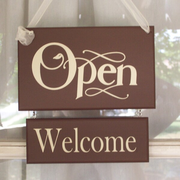 Open and Closed Sign Professional Business - Etsy
