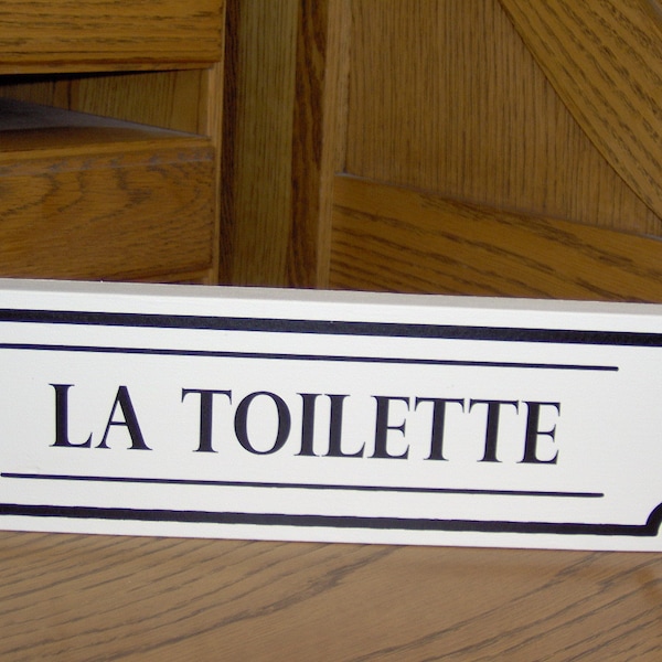 French Toilette Sign - Etsy