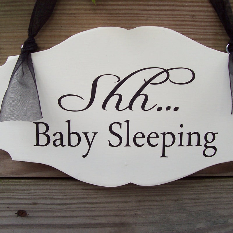 Baby Sleeping Sign - Etsy