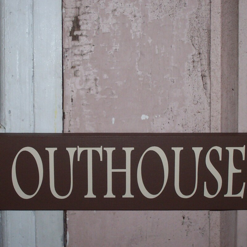 Outhouse Sign - Etsy