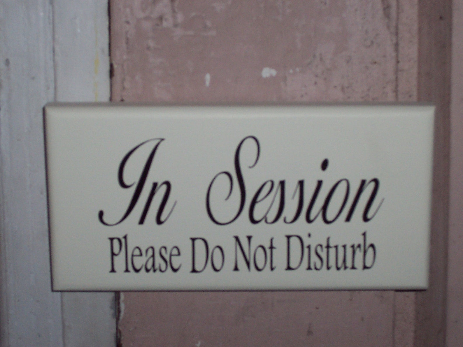 In Session Sign Please Do Not Disturb Wood Vinyl Sign Massage | Etsy