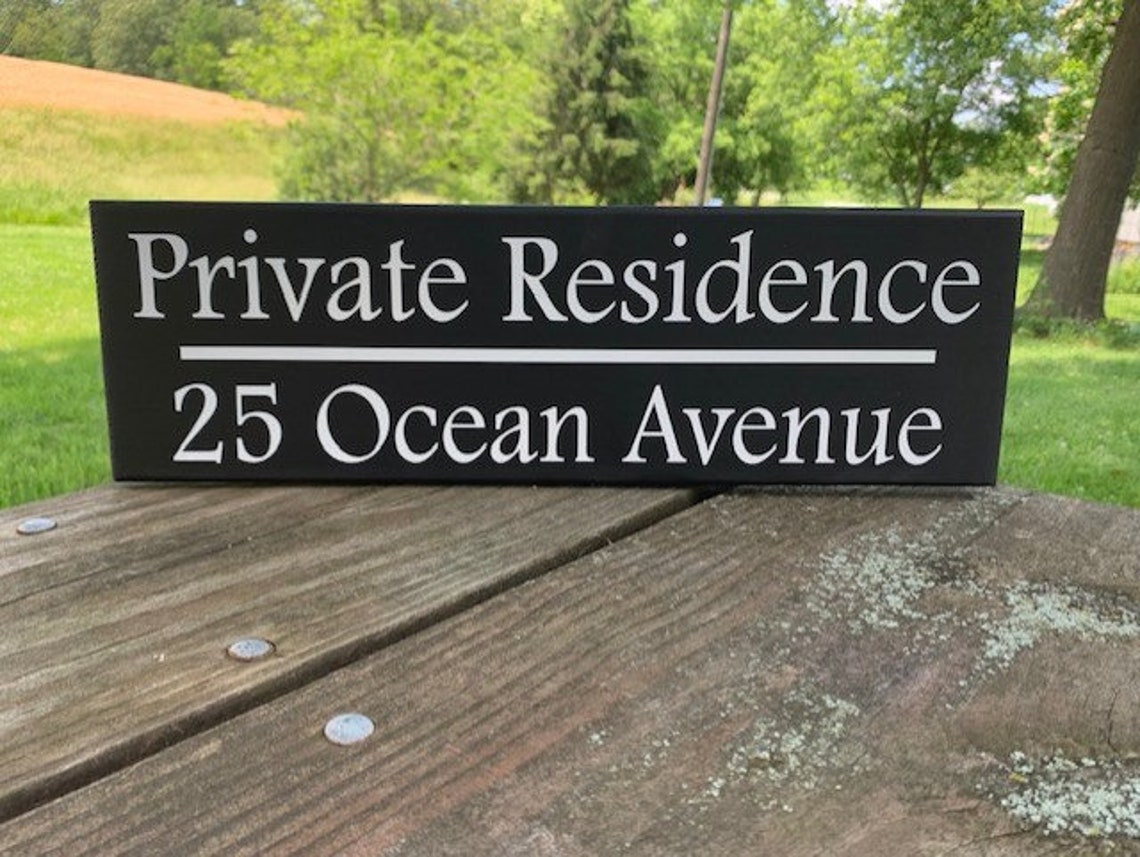 Residential Property Signage for Homes or Businesses - Etsy