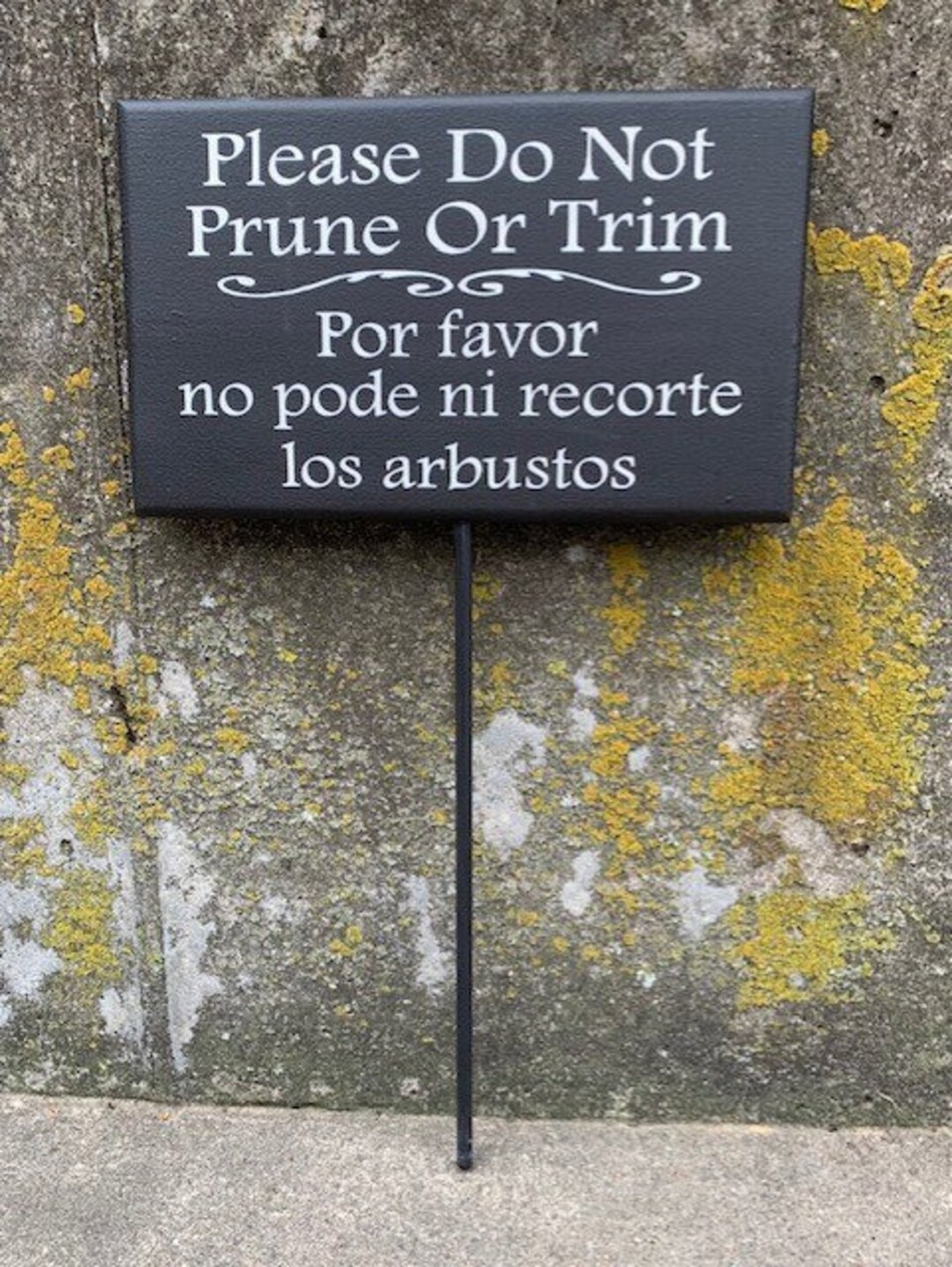 Please Do Not Prune or Trim Yard Sign on Stake Front Lawn House Decor ...