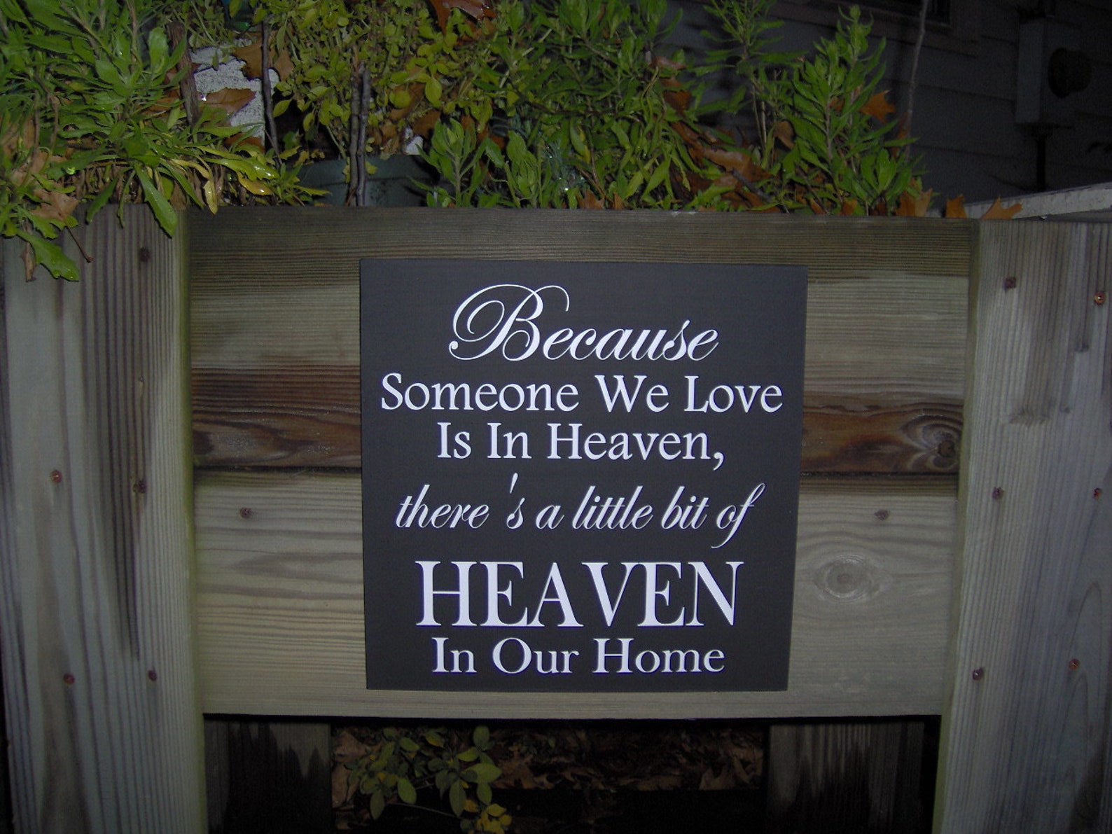Because Someone We Love in Heaven Theres Little Bit of Heaven - Etsy