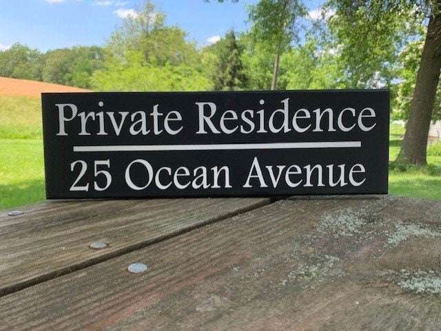 Residential Property Signage for Homes or Businesses - Etsy
