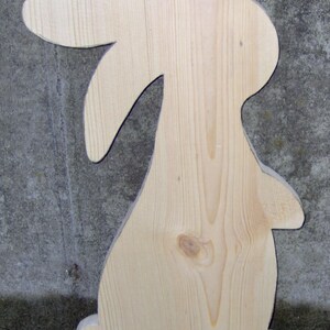 Bunny Rabbit Unfinished Wood Cutout Easter Holiday Decor DIY Make Take ...