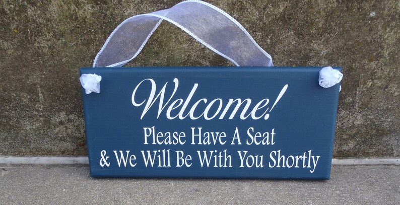 Welcome Please Have Seat Be With Shortly Wood Sign Vinyl Sign Business Lobby Front Desk Sign welcome-please-have-seat-be-with-shortly-wood-sign-vinyl-sign-business-lobby-front-desk-sign
