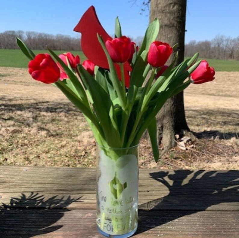 Cardinal Decorative Bird Pick for Centerpieces or Planters or - Etsy