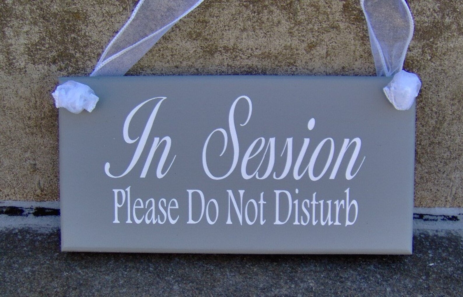In Session Please Do Not Disturb Sign Wood Vinyl Business Home | Etsy