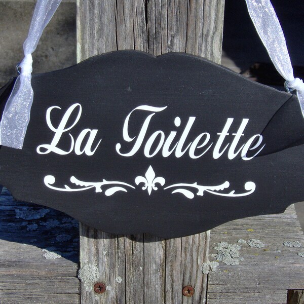 French Bathroom Sign - Etsy