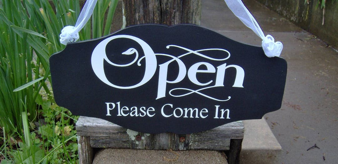 Open Please Come in Closed Please Come Again Open Closed Office ...