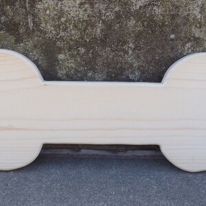 Dog Bone Cutout Shape Sign Dog in Yard Please Close Gate Paw Prints ...