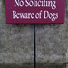 No Soliciting Sign Beware of Dogs Sign Yard Stake Sign Wood - Etsy