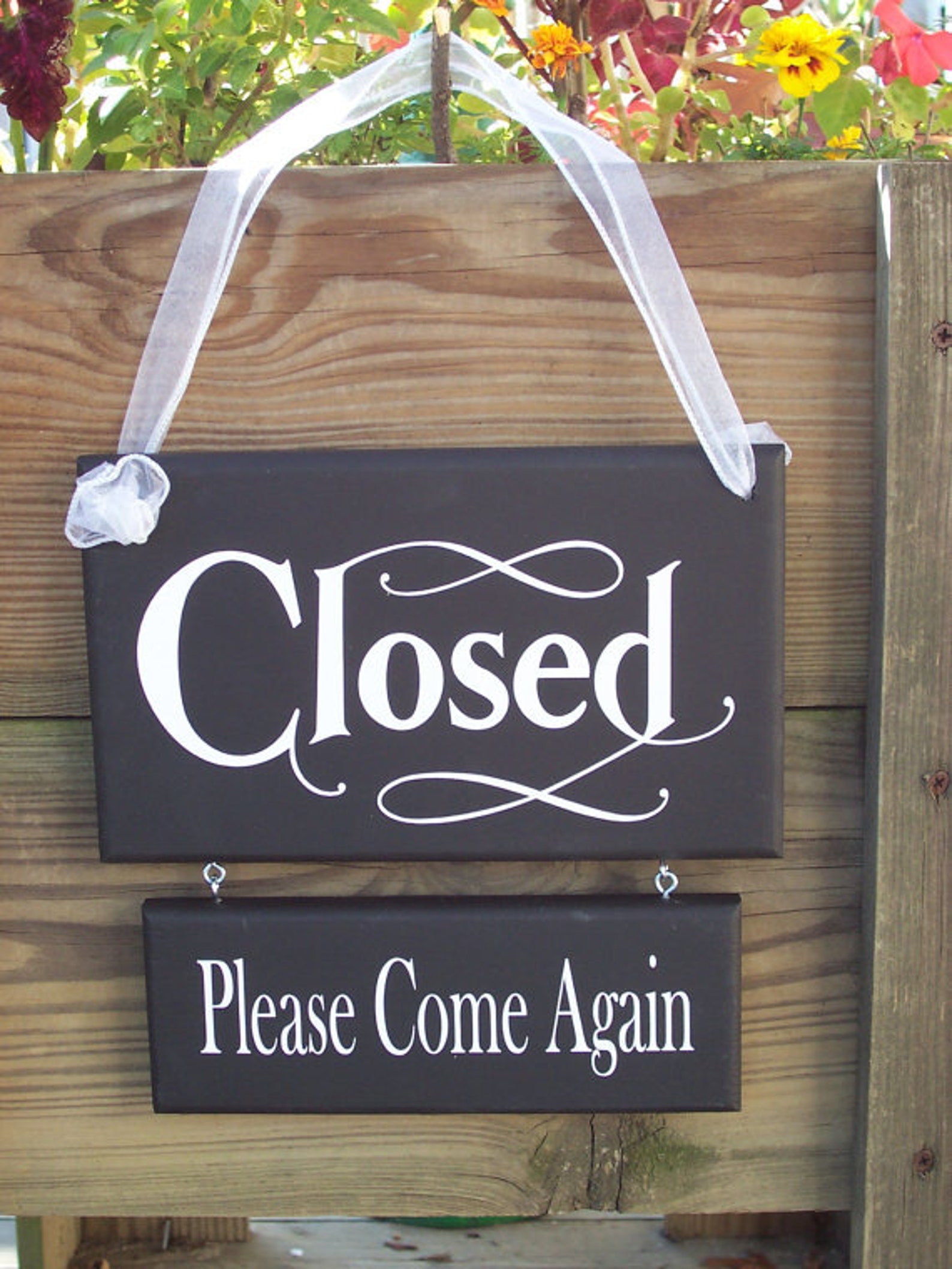 Open Closed Sign For Business Welcome Please Come Again Two | Etsy