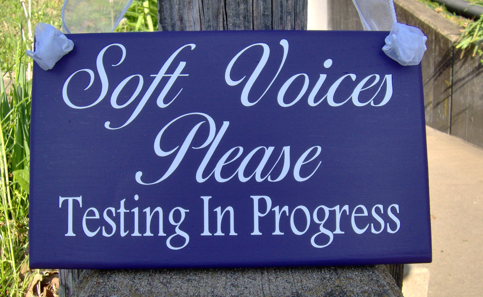 Soft Voices Please Session in Progress Sign for Business Wood - Etsy