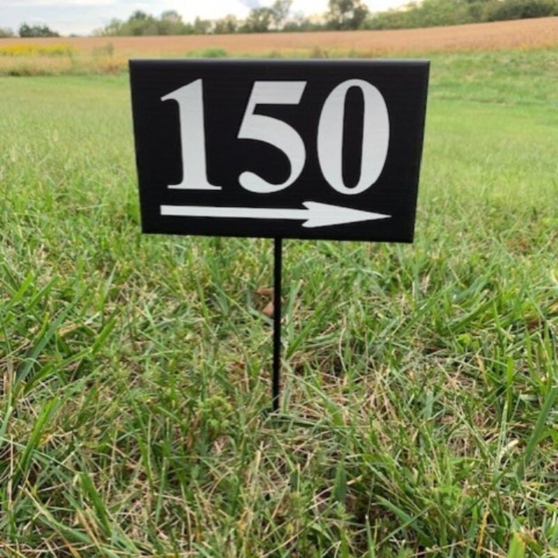 House Numbers Yard Sign - Etsy