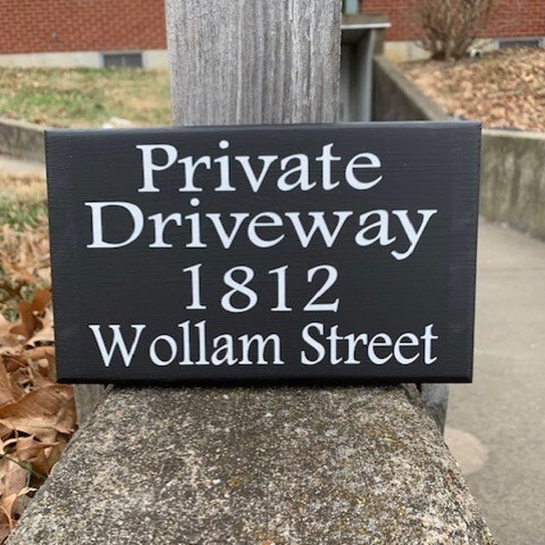 Driveway Sign - Etsy