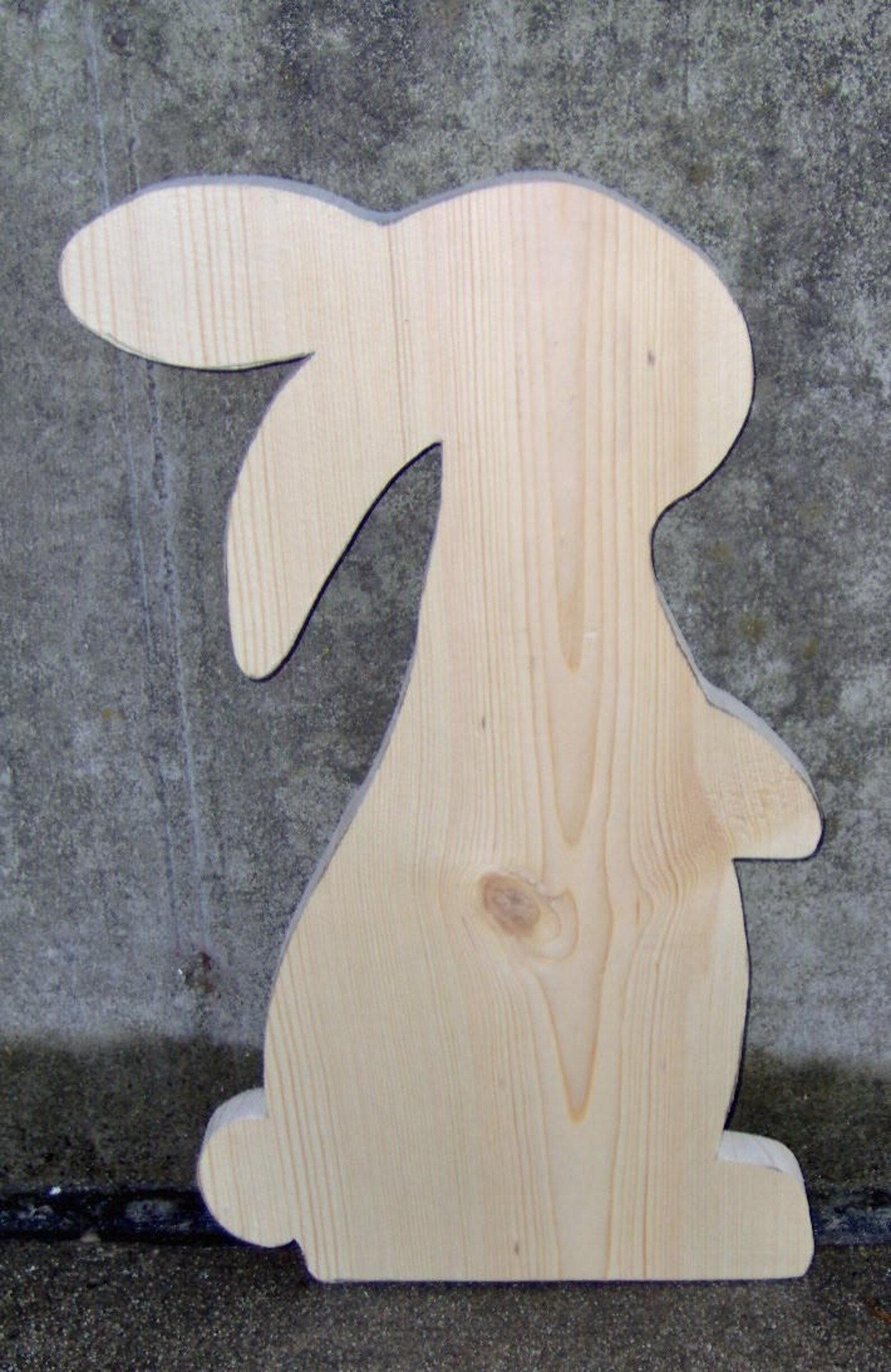 Bunny Rabbit Unfinished Wood Cutout Easter Holiday Decor DIY - Etsy