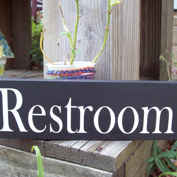 Restroom Signage - Etsy