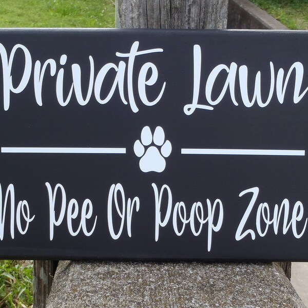 Dog No Pee Post Sign - Etsy