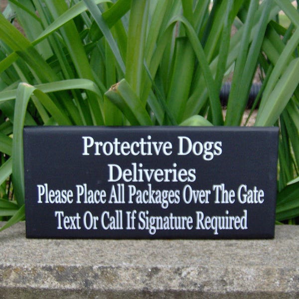 Delivery Gate Sign - Etsy