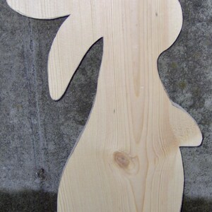Bunny Rabbit Unfinished Wood Cutout Easter Holiday Decor DIY Make Take ...