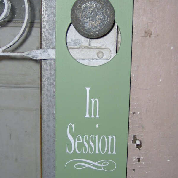 In Session Sign - Etsy