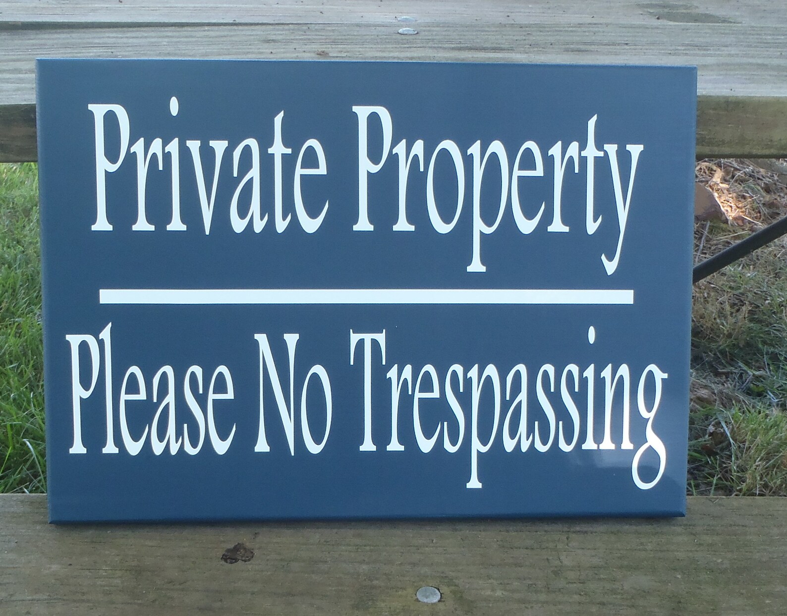 Private Property Wood Vinyl Signs for Home Decor and Business | Etsy