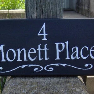 House Numbers With Street Names Yard Signage for New Home Exterior ...