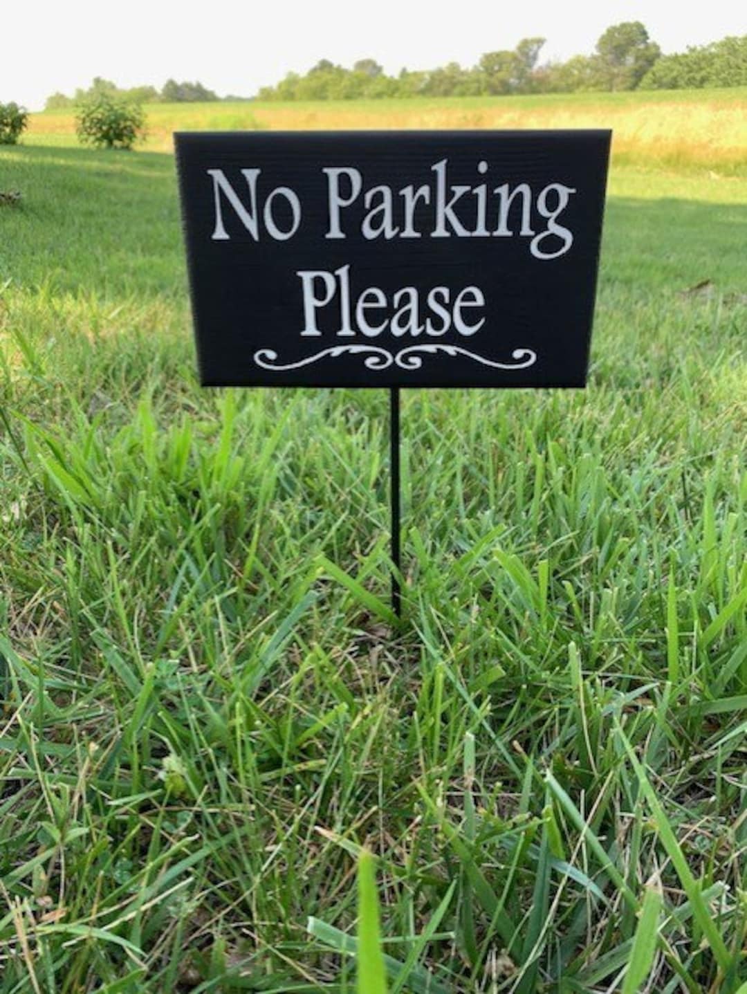 No Parking Sign Outdoor Yard Stake Signs for Events Weddings Private ...