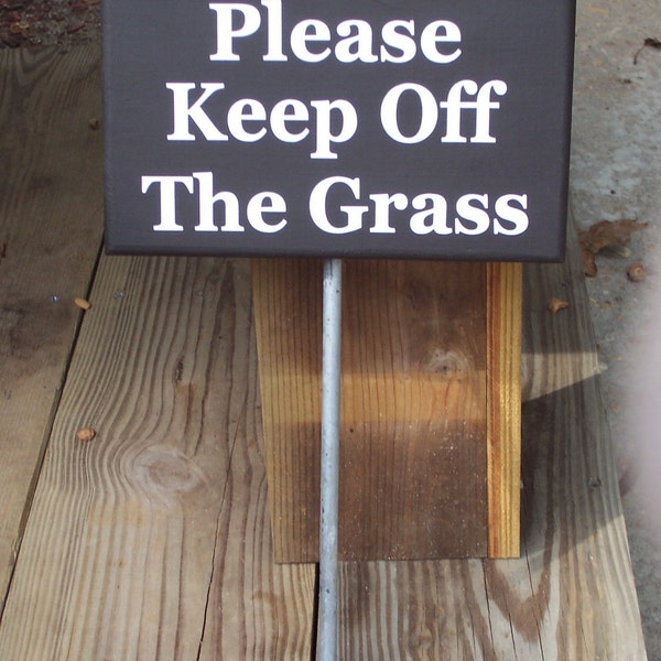 Garden Sign Keep off Landscape - Etsy
