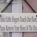 Cute Door Sign Little Fingers Touch Our Floor Please Remove - Etsy