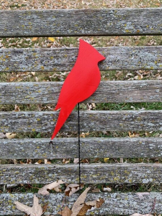 Cardinal Decorative Bird Pick for Centerpieces or Planters or | Etsy
