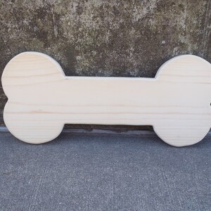 Sign Supplies Dog Bone Sign Wood Cutout Shapes Unfinished Material ...