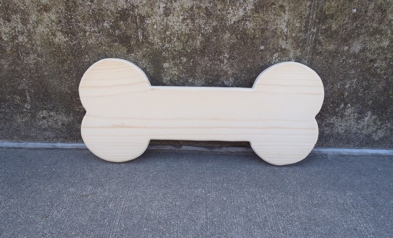 Sign Supplies Dog Bone Sign Wood Cutout Shapes Unfinished - Etsy