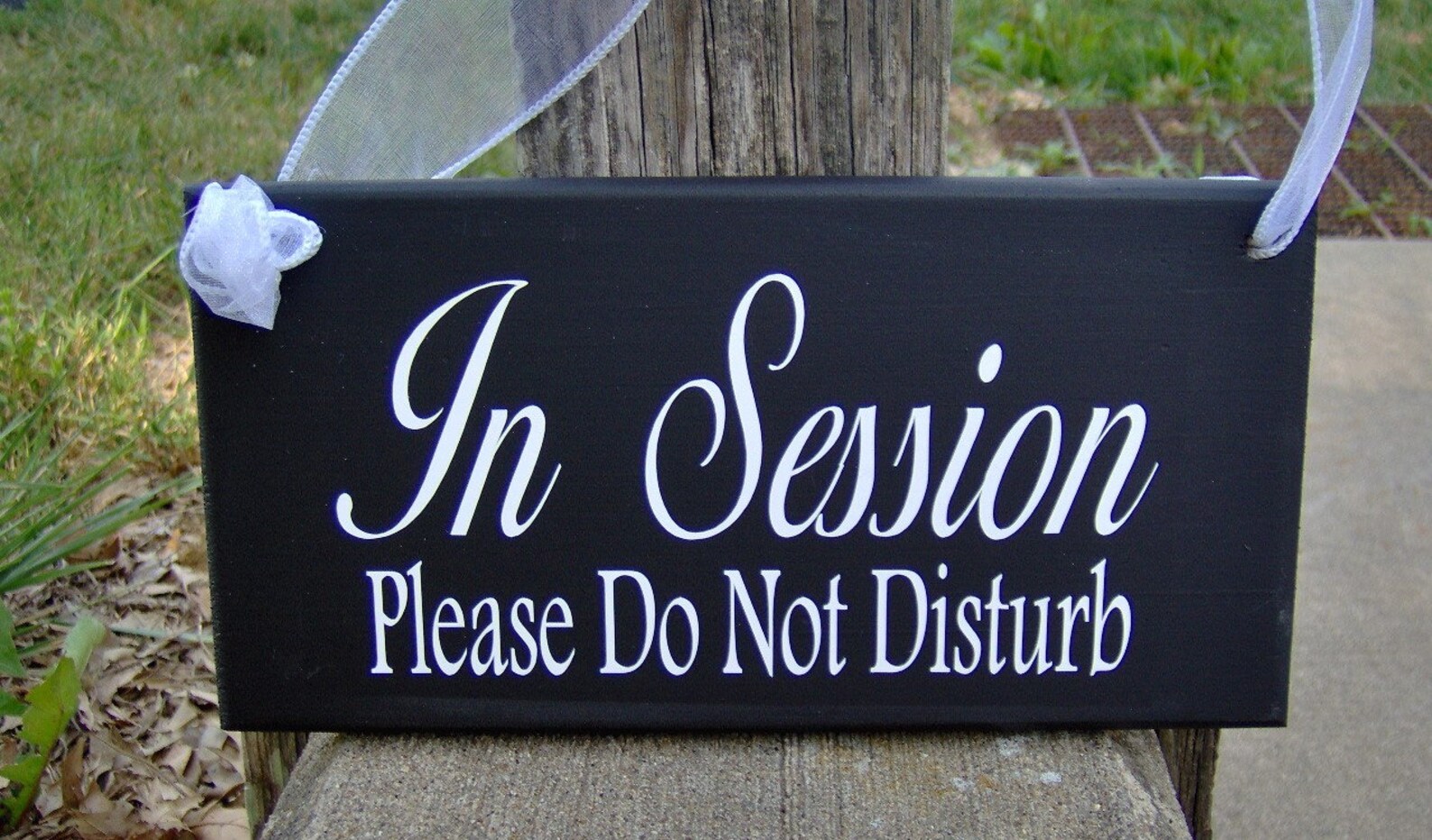 In Session Sign Please Do Not Disturb Wood Vinyl Office Supply | Etsy