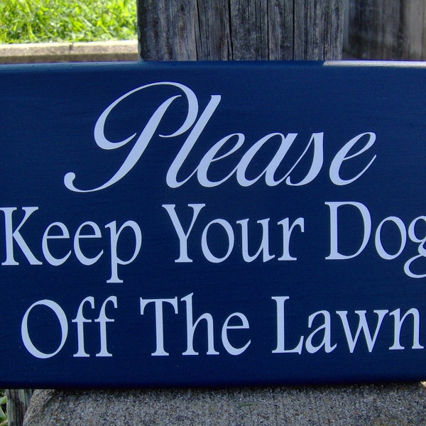 Keep Dogs off Landscape Signs - Etsy