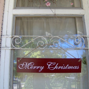 Merry Christmas Sign Decorative Front Entrance Door Decor or Wall ...