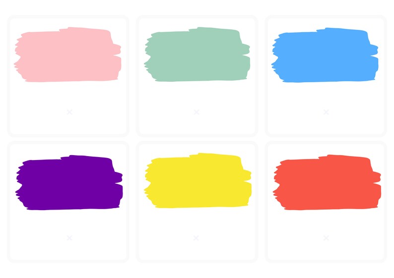 12 Colour Flashcards, Tracing, Printable Flashcards, Word to Picture ...