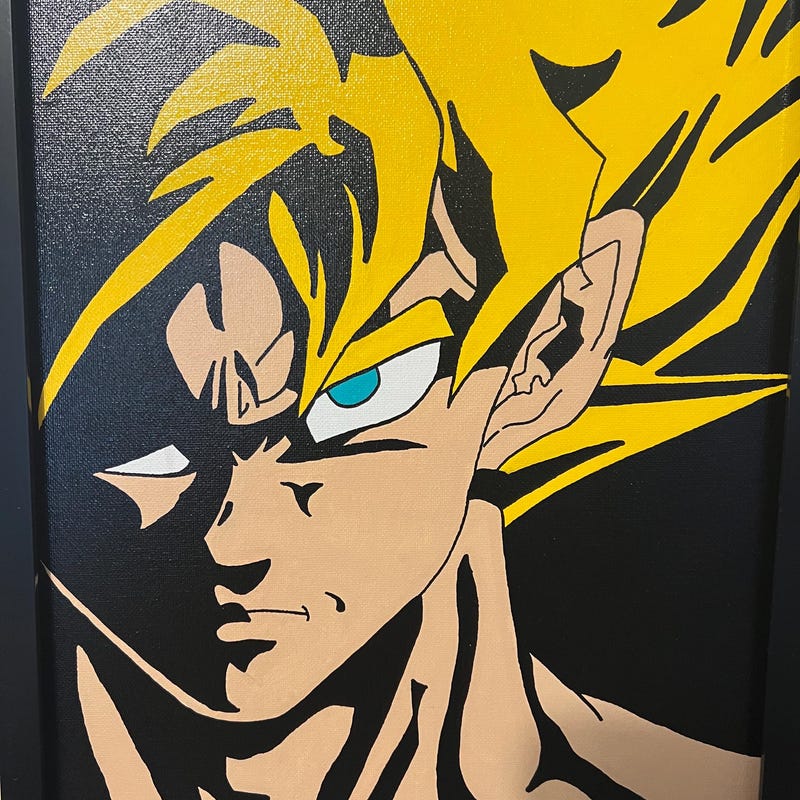 Acrylic Dragon Ball Z Wall Art - Etsy