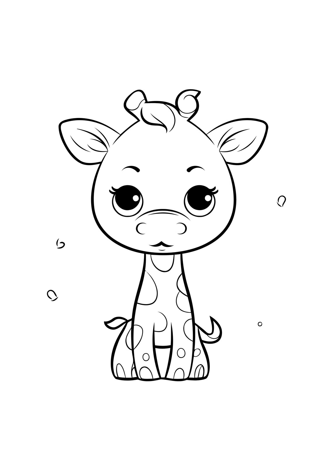 Printable Childrens Animal Coloring Book Pages A4 50 Pages Babysitting ...